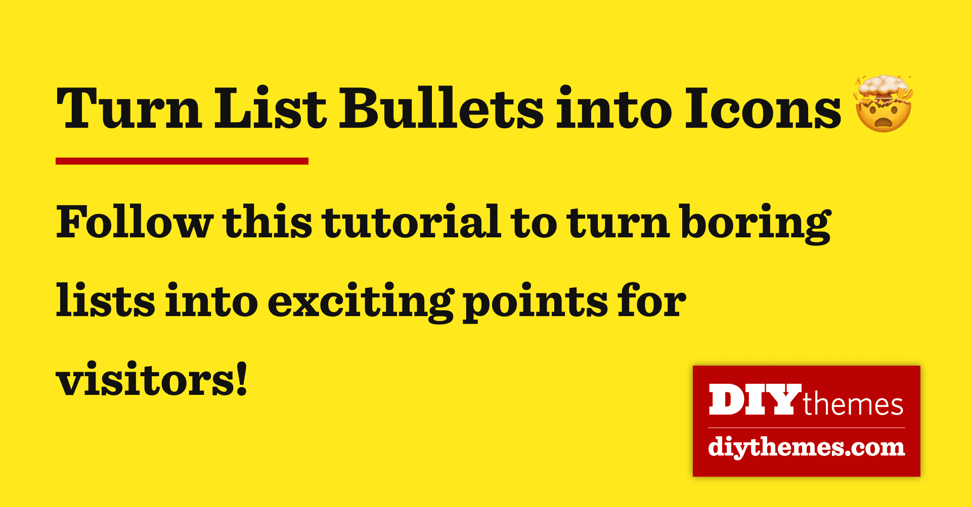 How to Turn List Bullets into Icons or Emoji